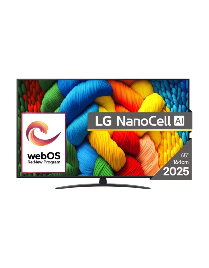 LG65NANO81A3A NanoCell 65" 4KUltraHD smart webOS25 crna