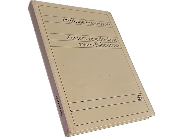 Zavjera za jednakost zvana Babeufova-Philippe Buonarrot