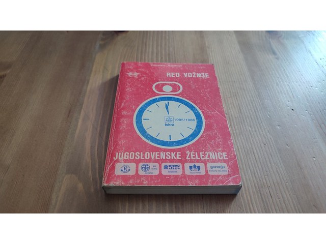 Red vožnje Jugoslovenske železnice 1985 / 1986