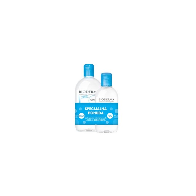 BIODERMA HYDRABIO MICELARNA VODA 500+250ML PROMO