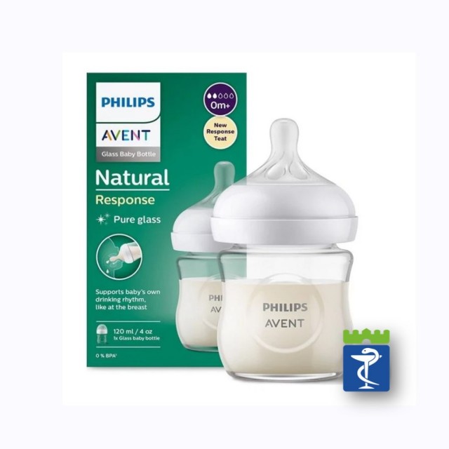 AVENT NATURAL RESPONSE STAKLENA FLAŠICA 120ML