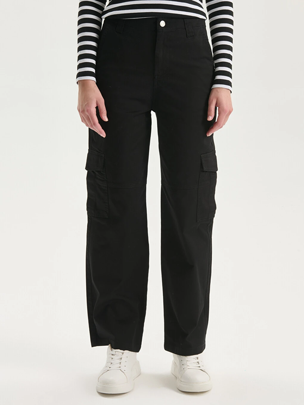 LCWAIKIKI Classic Standardni Kroj Ženske Gabardinske Pantalone