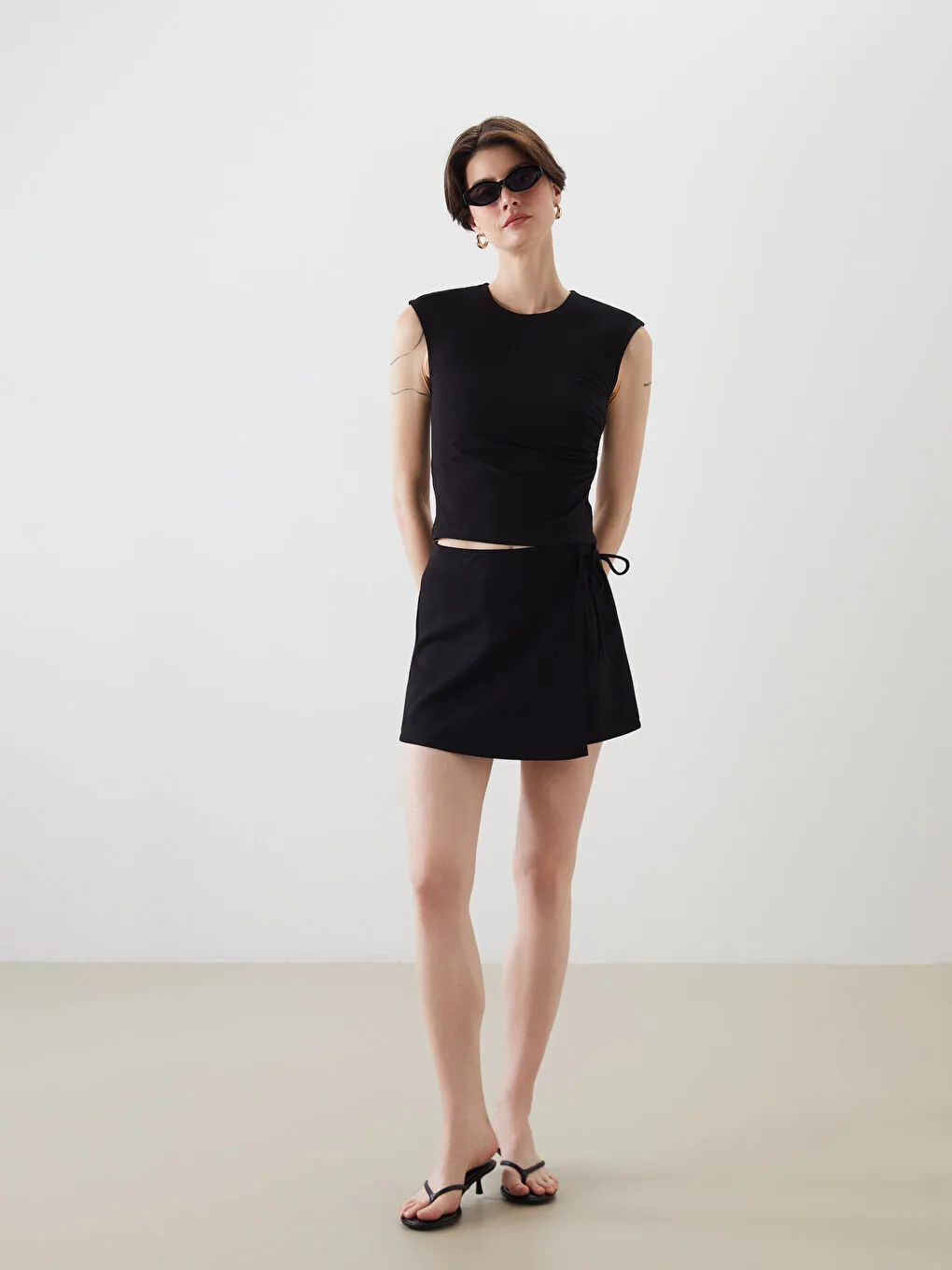 LCW Vision Bluza Sa Okruglim Izrezom I Naborima