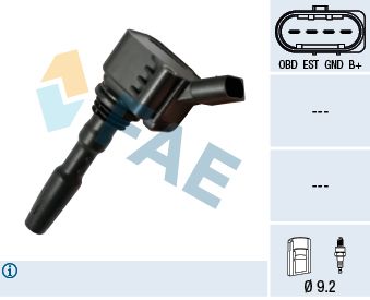 Indukcioni kalem (bobina) FAE 80249
