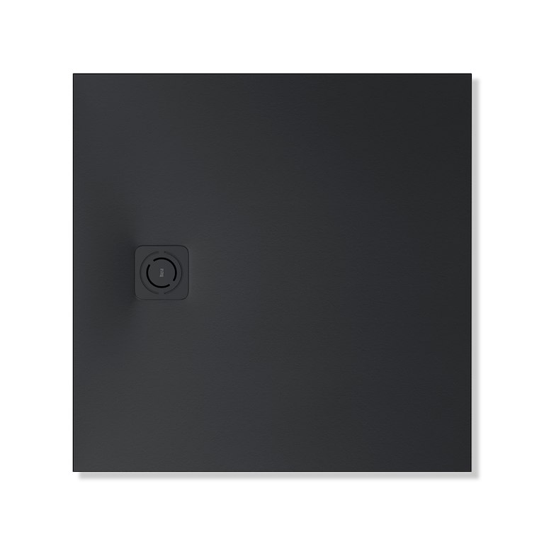 Tuš kadica Terran-N, sa odvodom, crna, superslim 90×90