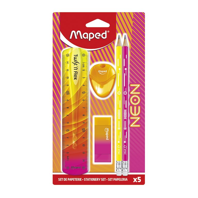 ŠKOLSKI SET MAPED NEON