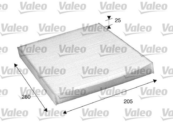 Filter, vazduh unutrašnjeg prostora VALEO 698885