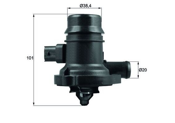Termostat, rashladna tečnost MAHLE TM 36 103