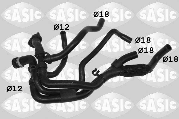 Crevo hladnjaka SASIC 3404200