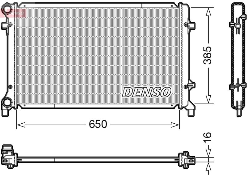 Hladnjak, hlađenje motora DENSO DRM02014
