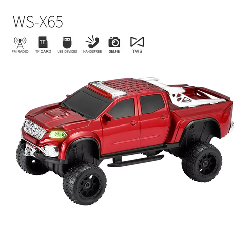 Bluetooth zvučnik WS-X65 crveni