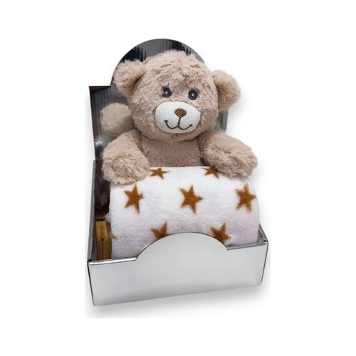 BBO Set Igračka + Ćebence (B230134) – Beige Bear