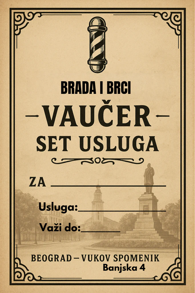 VAUČER ZA USLUGE U BERBERNICI