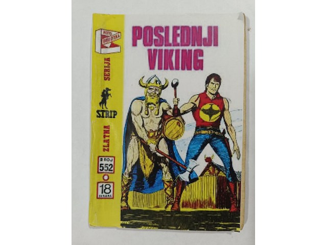 Zagor zlatna serija 552 Poslednji Viking