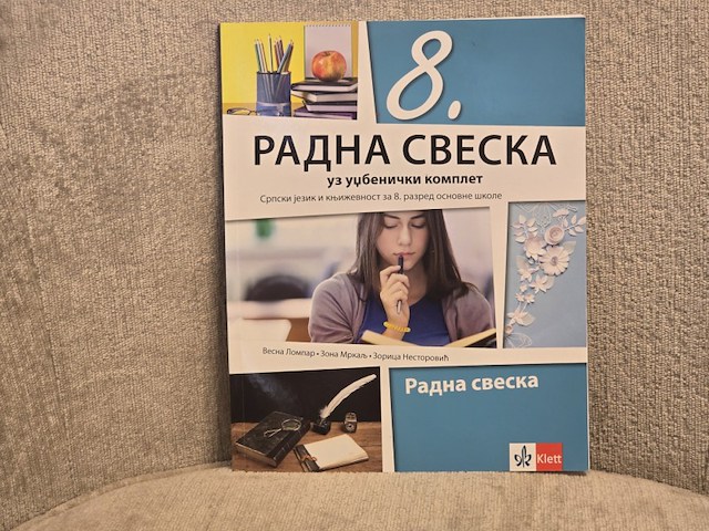 Klett srpski jezik 8. Radna sveska nekorišćena