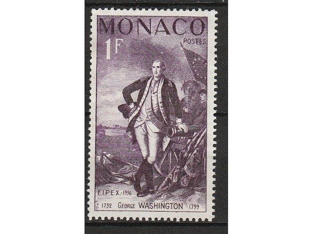 Monaco, Monako - 1956 - George Washington - MNG