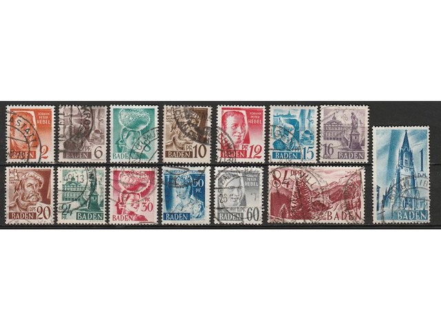 Französische Zone - Baden - 1948