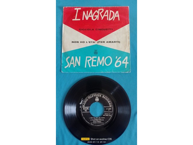 FESTIVAL DI SAN REMO 1964
