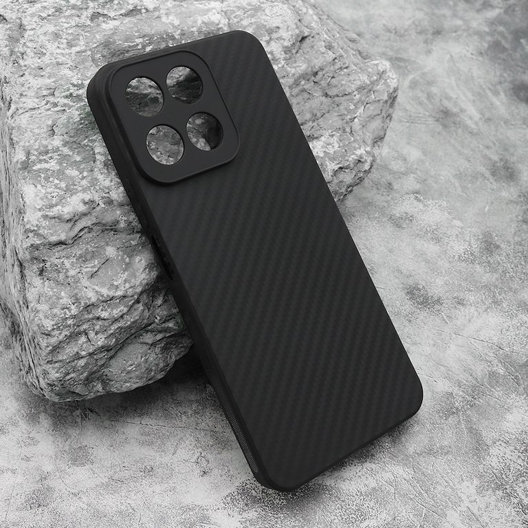 Zastitna silikonska maska (futrola) CARBON LIGHT - Huawei Honor X7c/Honor 200 Smart crna (MS)