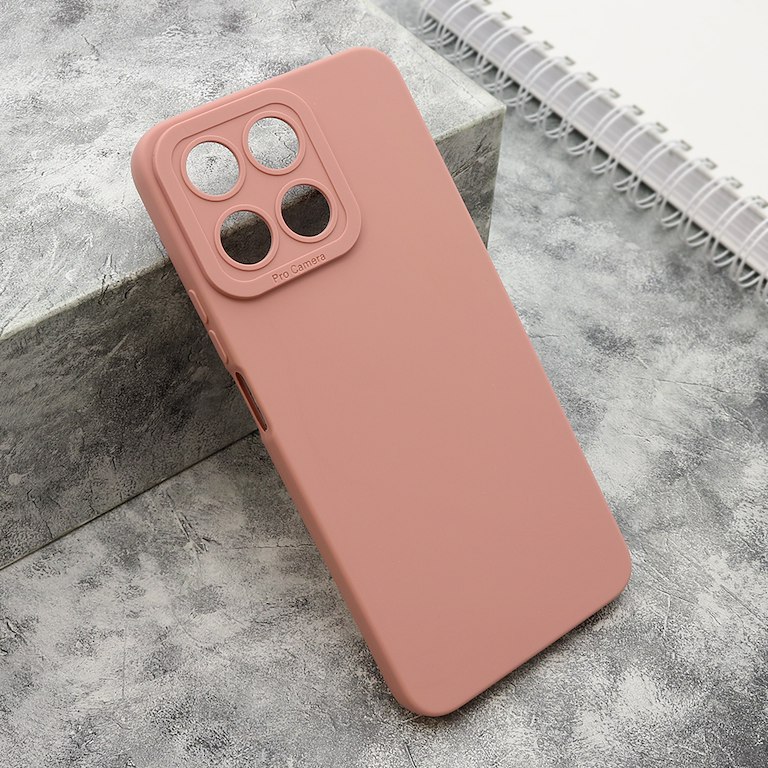 Zastitna silikonska maska (futrola) Pro Camera - Huawei Honor X7c/Honor 200 Smart roze (MS)