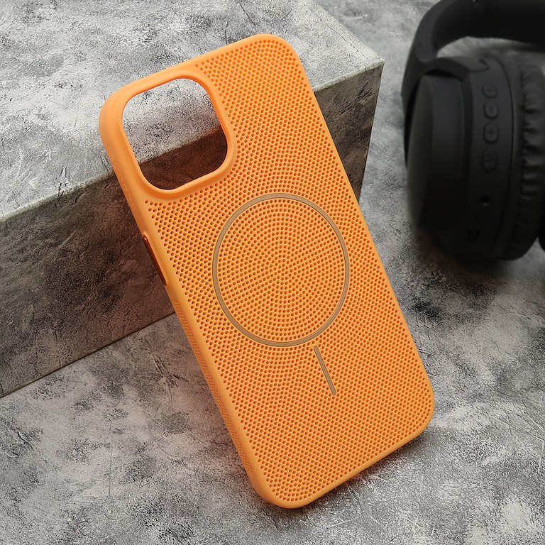 Zastitna maska (futrola) LUME MagSafe - iPhone 15 narandzasta (MS)