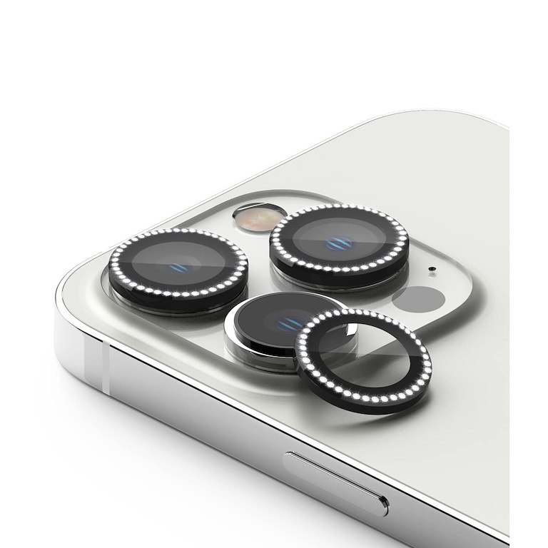 Zastita - kameru DIAMOND za iPhone 16 Pro (6.3)/16 Pro Max (6.9) crna (MS)