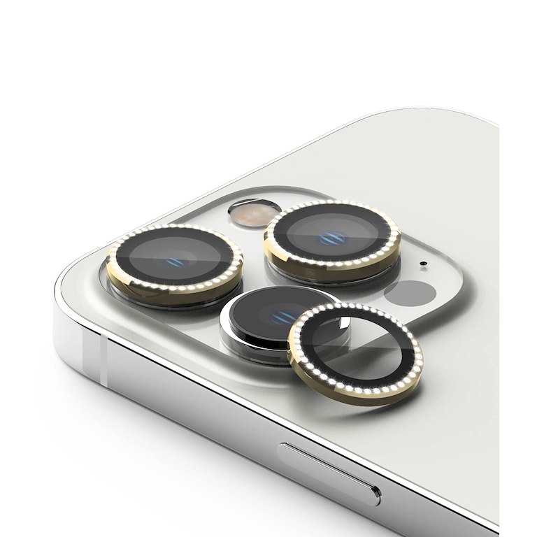 Zastita - kameru DIAMOND za iPhone 16 Pro (6.3)/16 Pro Max (6.9) zlatna (MS)