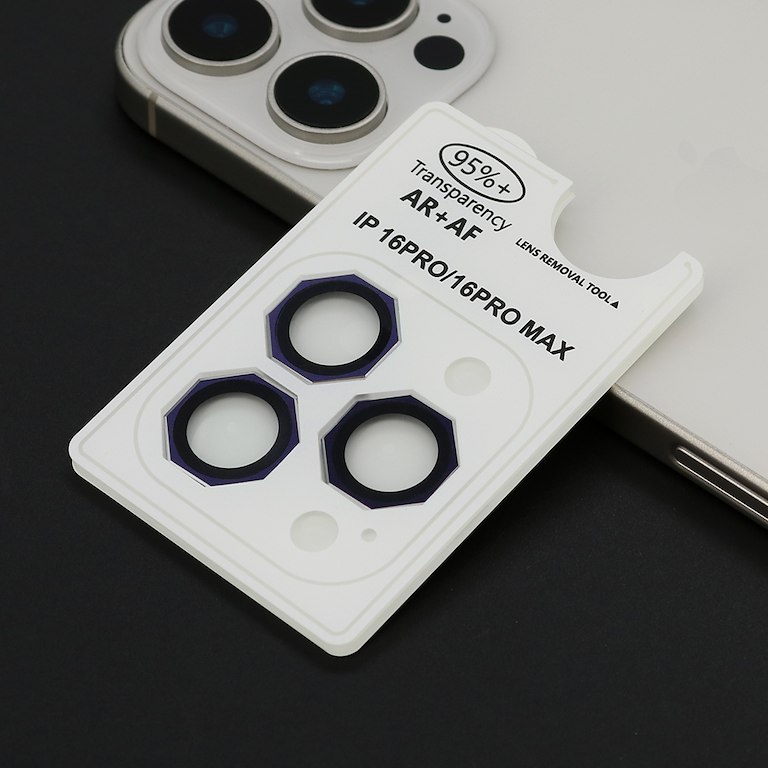 Zastita - kameru OCTAGON za iPhone 16 Pro (6.3)/16 Pro Max (6.9) ljubicasta (MS)