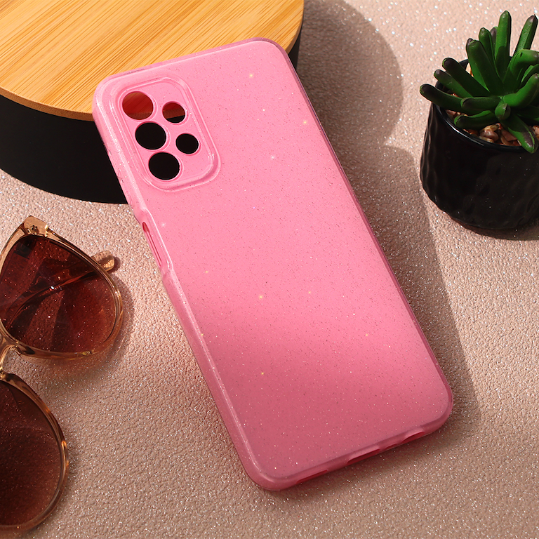 Zastitna maska (futrola) Sparkle Dust - Samsung A135 Galaxy A13 4G roza