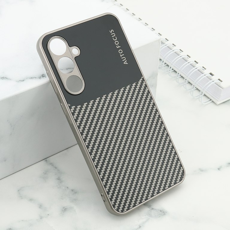 Zastitna maska (futrola) CARBON LINES - Samsung A356 Galaxy A35 5G 5G siva (MS)