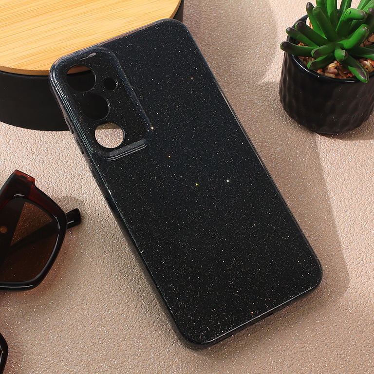 Zastitna maska (futrola) Sparkle Dust - Samsung A356 Galaxy A35 5G 5G crna