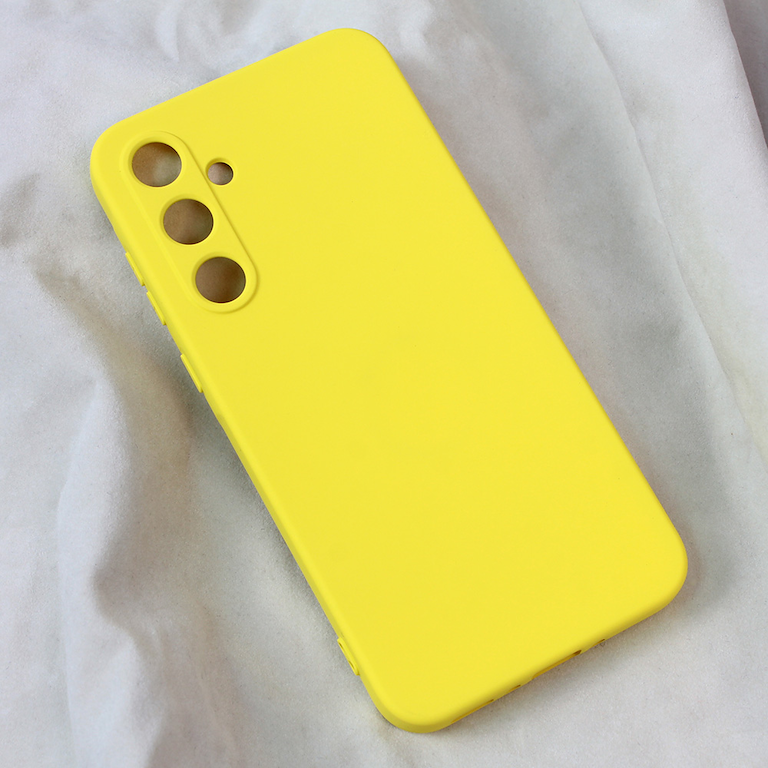 Zastitna maska (futrola) Teracell Soft Velvet - Samsung A356 Galaxy A35 5G 5G zuta
