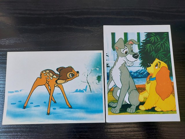 Walt Disney rayglednice Bambi ,Lunja i Maya REDJE ..