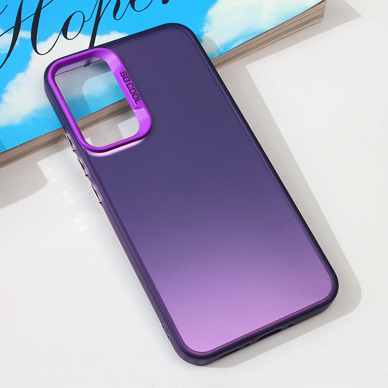 Zastitna maska (futrola) providna - Samsung Galaxy A34 5G 5G ljubicasta