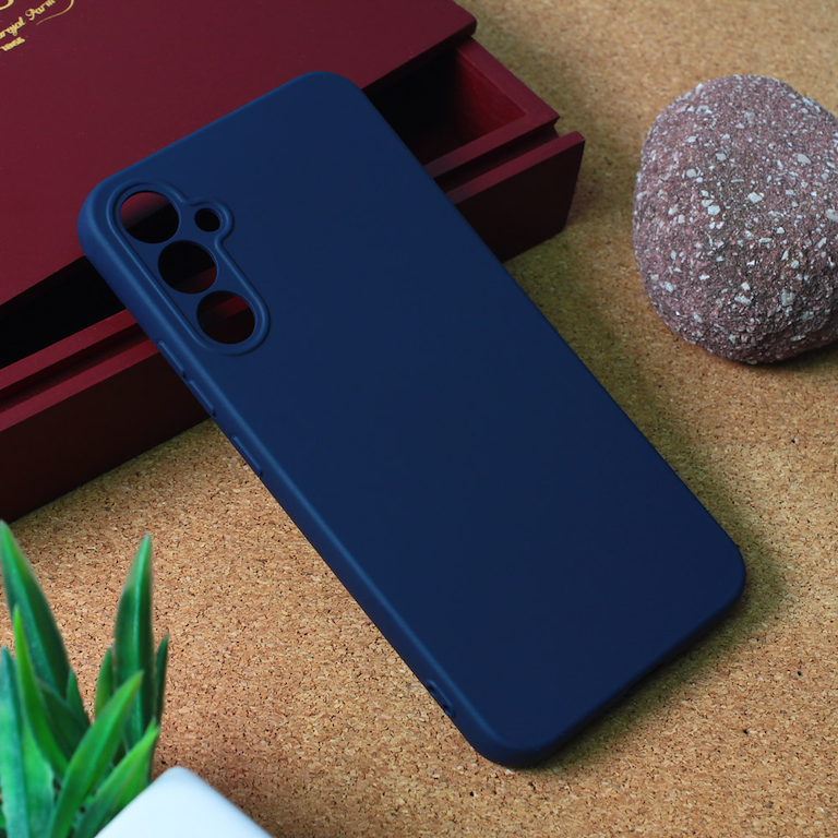 Zastitna maska (futrola) Teracell Giulietta - Samsung Galaxy A34 5G 5G mat tamno plava