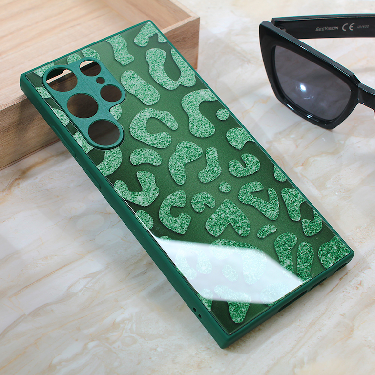 Zastitna maska (futrola) Shiny glass - Samsung Galaxy S23 Ultra zelena