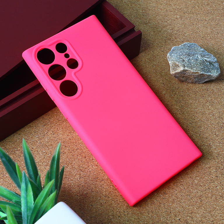 Zastitna maska (futrola) Teracell Giulietta - Samsung Galaxy S23 Ultra mat pink
