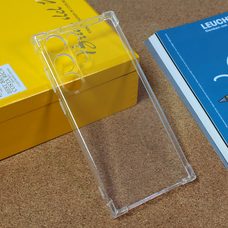 Zastitna maska (futrola) Transparent Ice Cube - Samsung Galaxy S23 Ultra