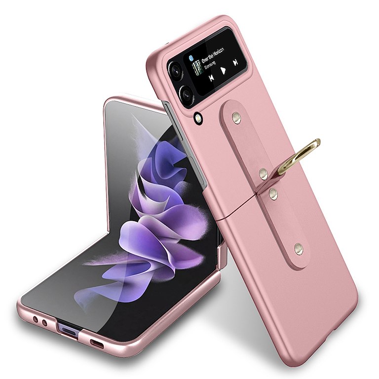Zastitna maska (futrola) Slim PC Protective - Samsung F721 Galaxy Z Flip 4 roze (MS)