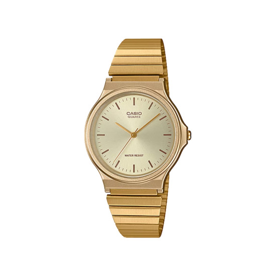 Casio MQ-24G-9E ženski sat Neutral Gold Tone Monochromatic Champagne Dial Edition