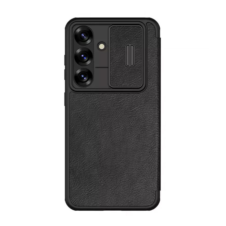 Zastitna maska (futrola) Nillkin Qin Pro Leather - Samsung S931 Galaxy S25 crna