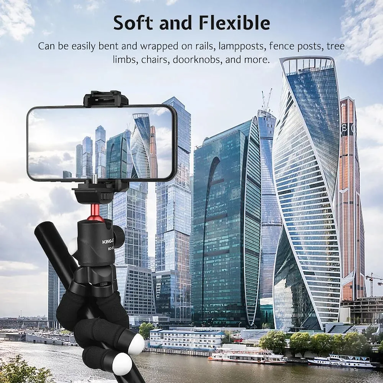 Fleksiblni tripod Kingjoy KT-660 + drzac - telefon