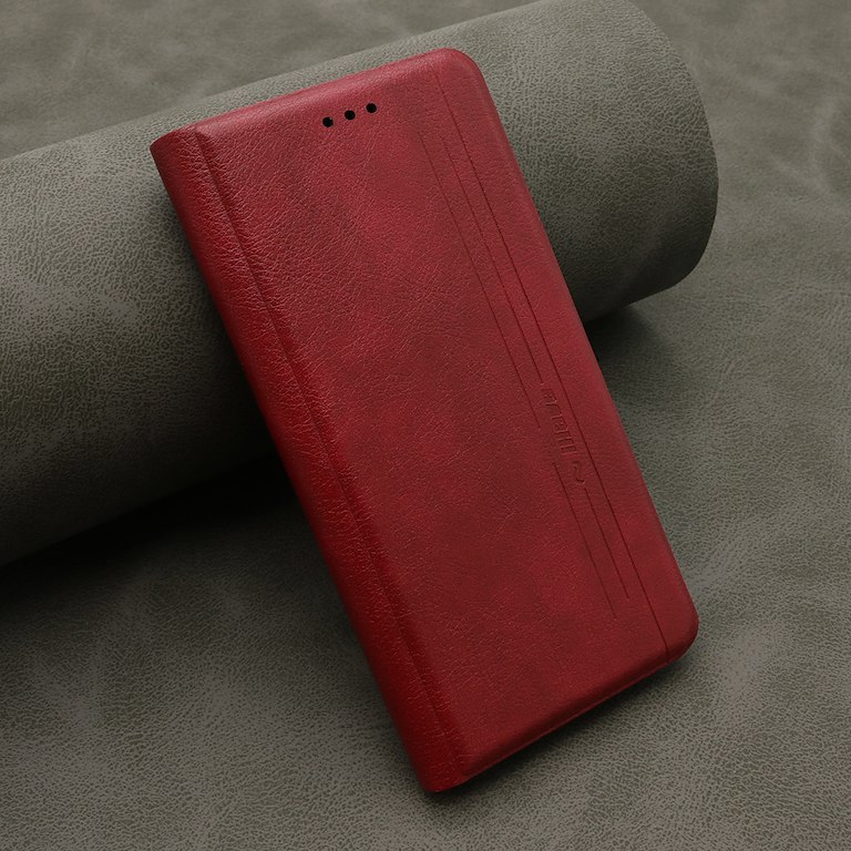 Zastitna maska (futrola) na preklop (bi fold) IHAVE PRIME STYLE - Xiaomi Redmi 14C/Redmi A4 crvena (MS)
