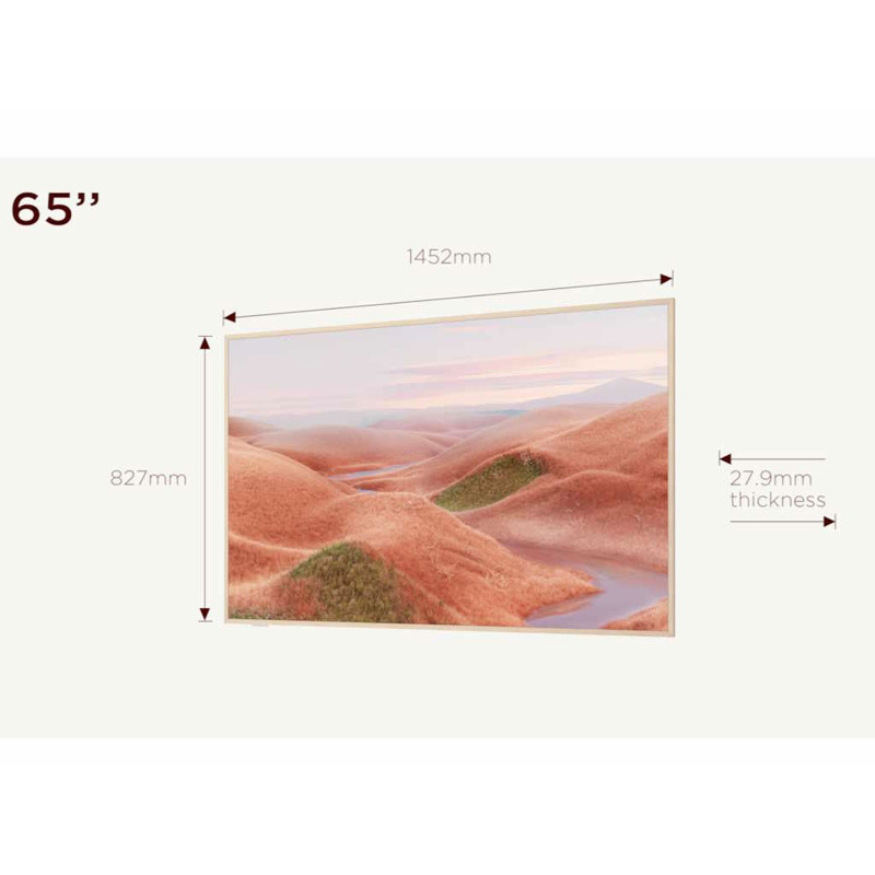 Televizor TCL 65A300W/QLED/65″/4K UHD/144Hz/Matte Screen/”Ai” Art/Google TV/frame