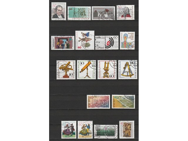 Deutsche Bundespost - 1981 - Komplet godina