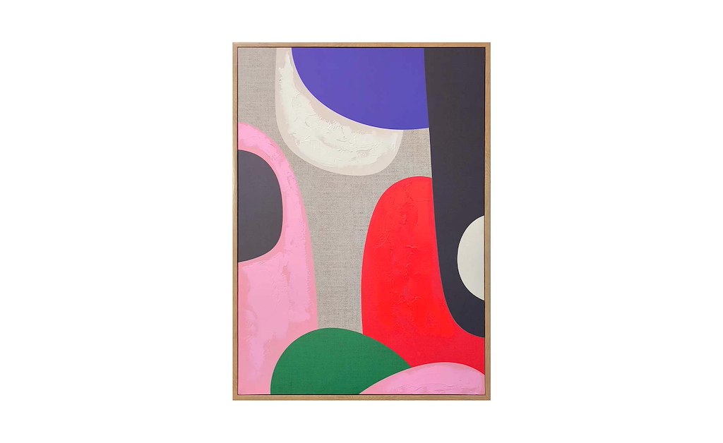 Slika sa ramom Colorful splash 50x70cm