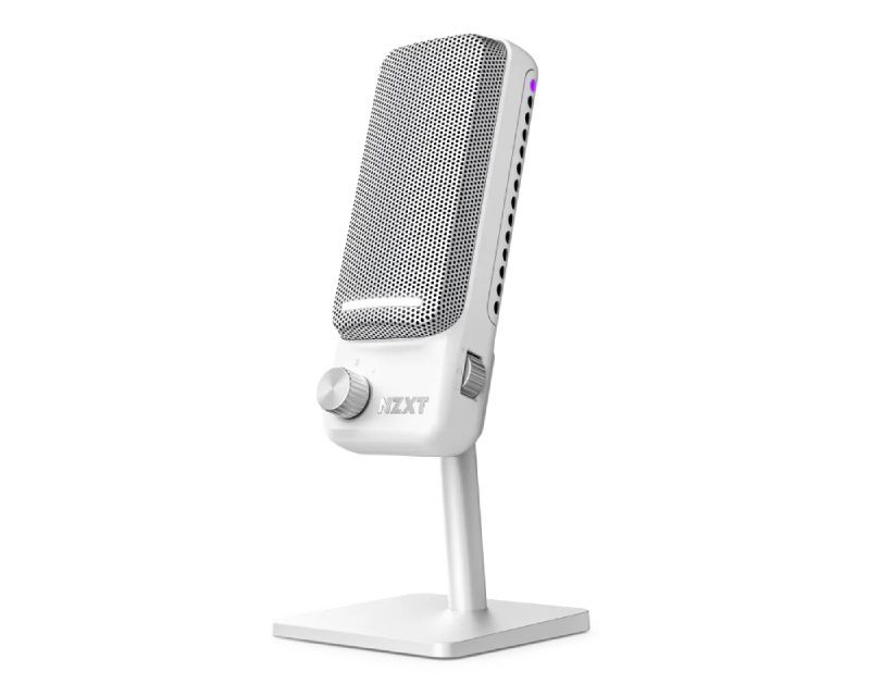 NZXT Žični USB Capsule Elite Gaming mikrofon beli (AP-PUMIC-W1)