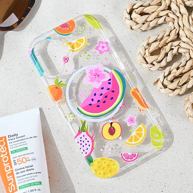 Zastitna maska (futrola) print Magsafe - iPhone 16 6.1 Summer Fruits