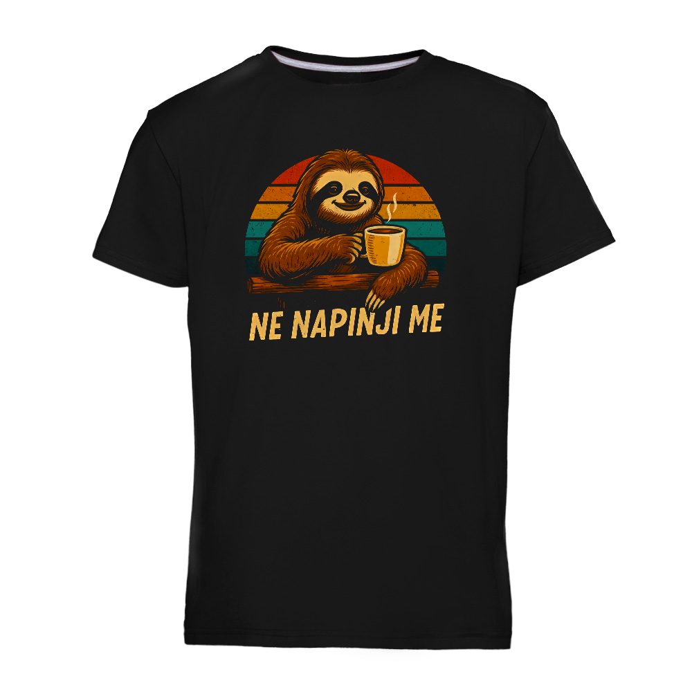 Retro Lenjivac Napinji - Muska Majica