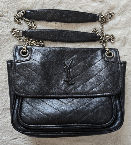 YSL Saint LAURENT Niki crossbody kožna torba